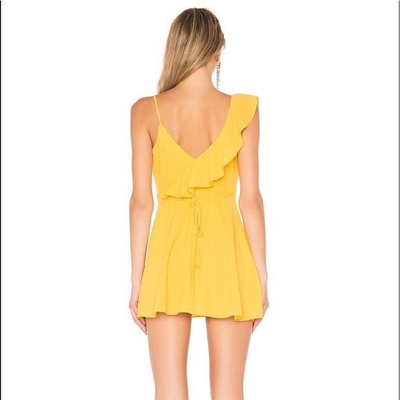 REVOLVE | Dresses | Revolve Asymmetrical Ruffle Wrap Dress | Poshmark